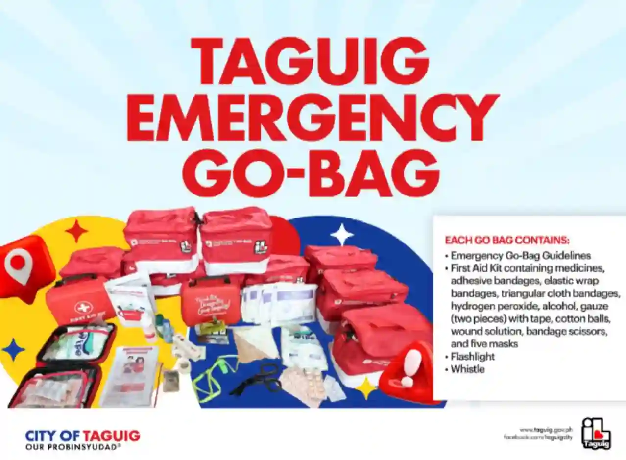 City Of Taguig Begins House-to-House Distribution Of Emergency Go-Bags ...